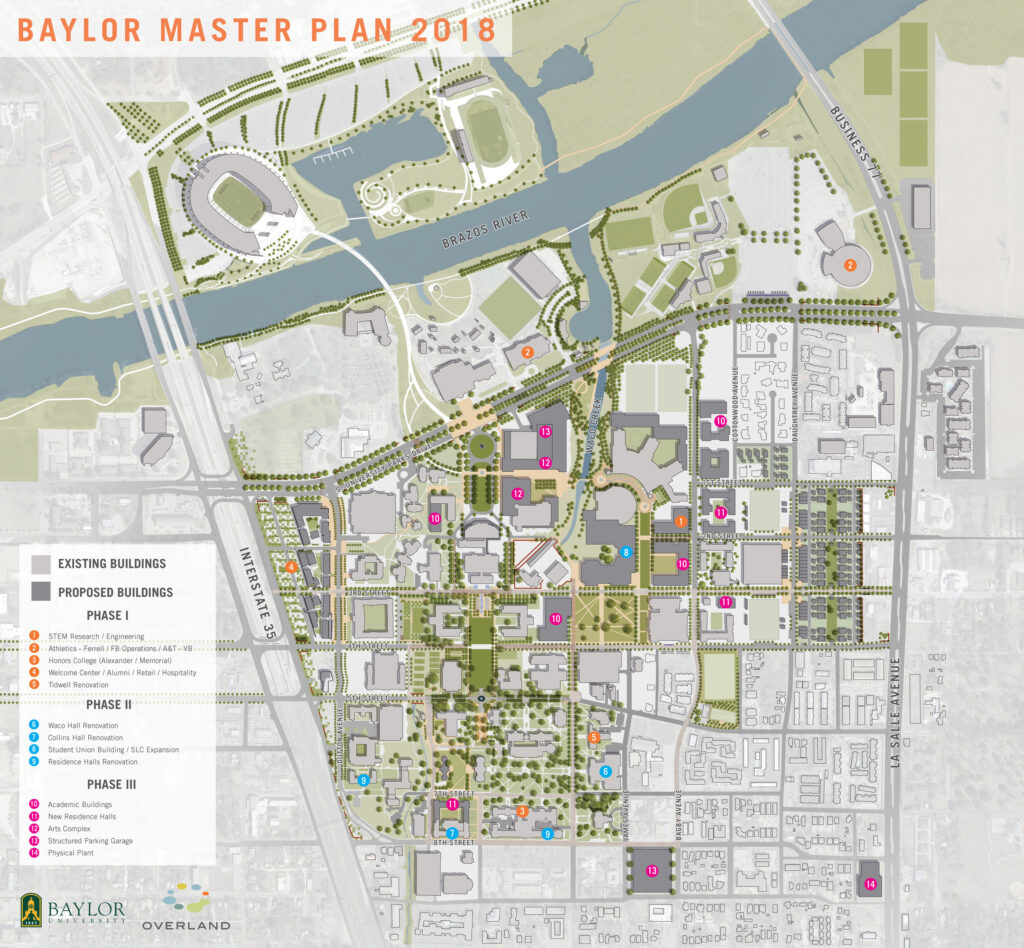 Baylor University Master Plan - Overland Partners